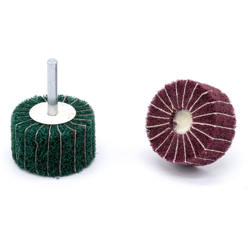 Shaft-mounted Interleaved Non-woven Wheel