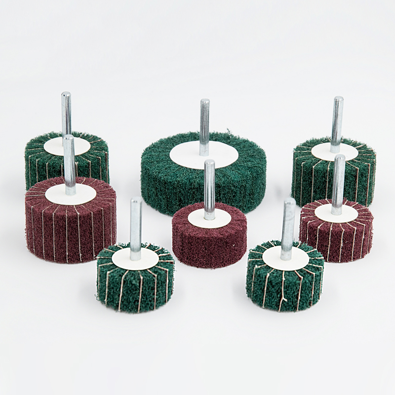 Shaft-mounted Interleaved Non-woven Wheel